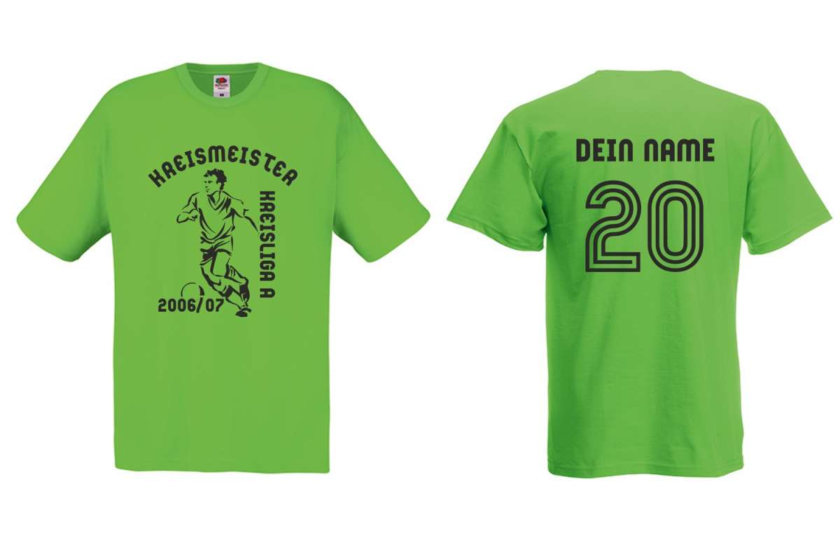 Fussball Meister T Shirt Spruche